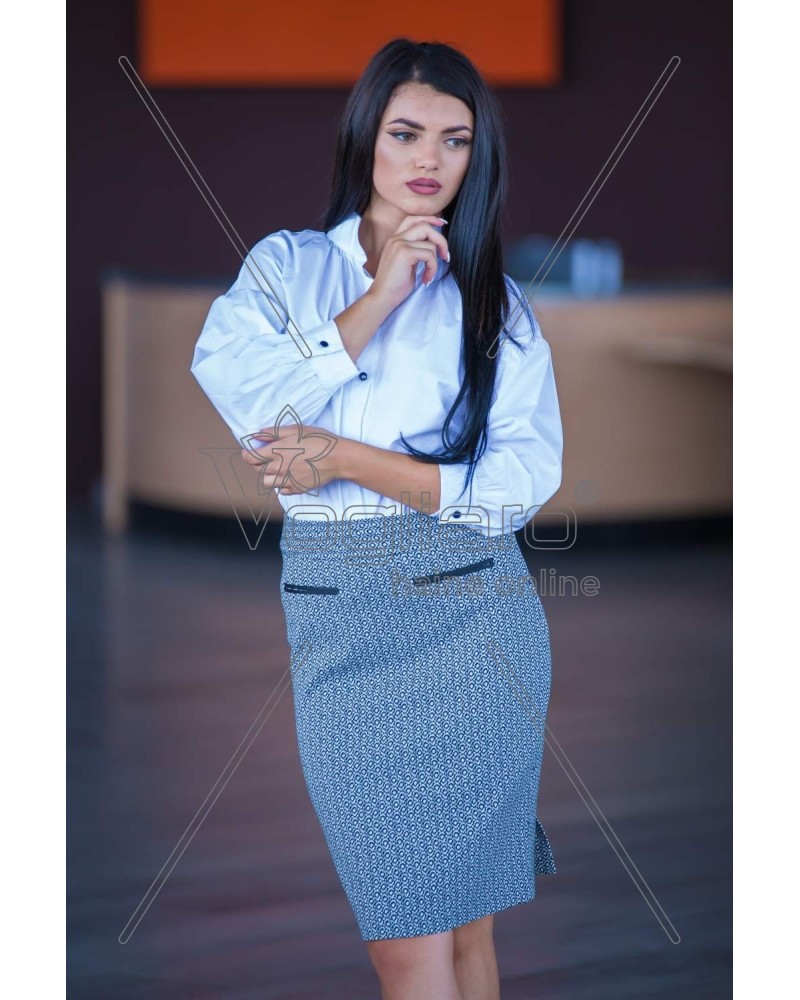 FUSTA ELEGANTA STOFA CU MODEL